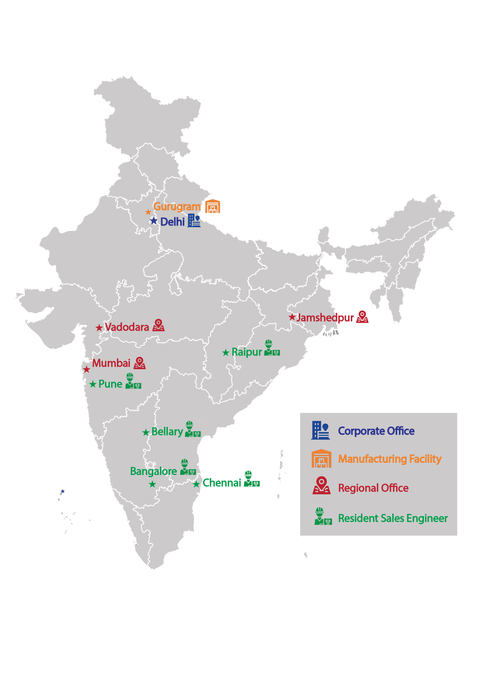 Geographical Coverage - Mangalam Electricals